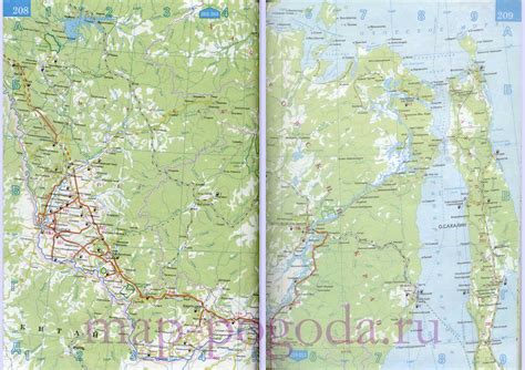 Карта автодорог Сахалинской области Карта Сахалинской области и
