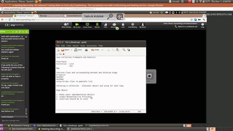 4th selenium training session java cont and selenium page object