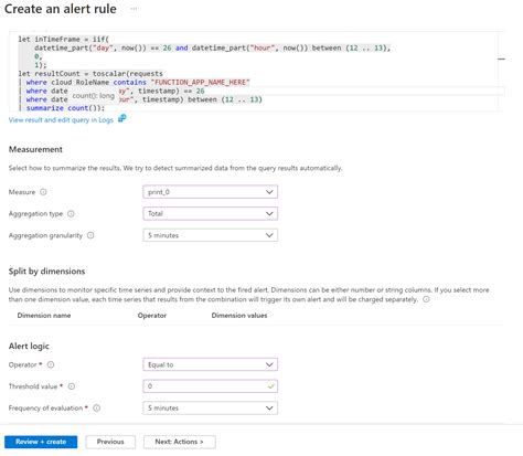 alert if azure function timertrigger not triggered on particular date