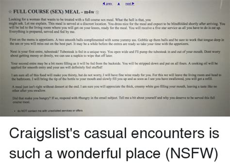 prev a next full course sex meal m4w looking for a woman that wants to