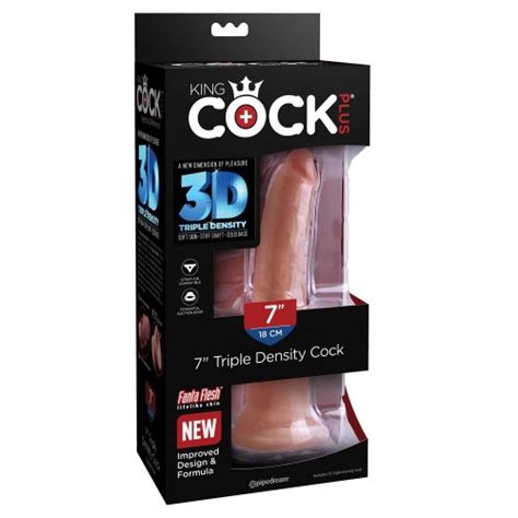 King Cock Plus 7 Triple Density Cock Tan Sex Toys And Adult
