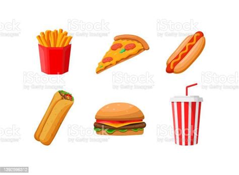 Ensemble De Repas De Restauration Rapide Burger Classique Pack De