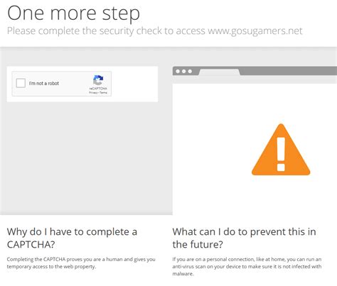 one more step please complete the security check to access a specific