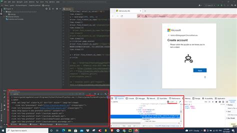 need help making outlook account creator using selenium