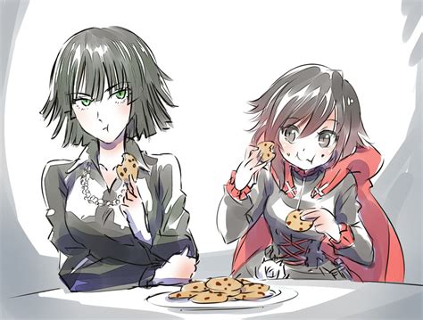 ruby rose fubuki and hayami saori rwby and 1 more drawn by iesupa