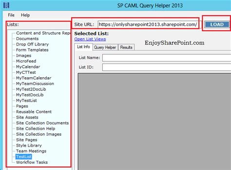 caml query builder for sharepoint 2013 2016 2019 online enjoysharepoint