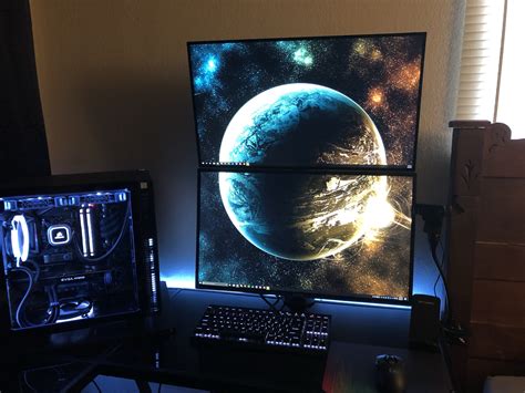 Got A Second 1440p And Decided To Go Stacked Monitors Im In Love