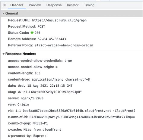 node js cookies headers sent by an express application deployed in a