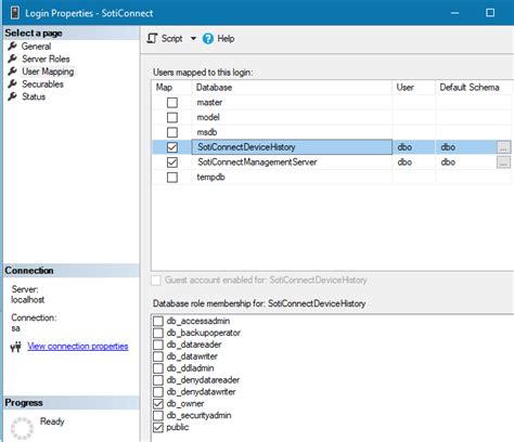 setting up sql server