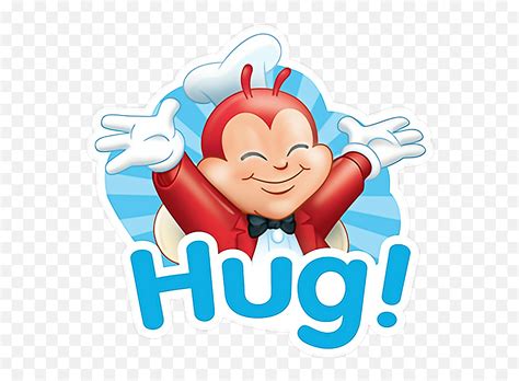 Thank You Hug Clipart Black Jollibee Hug Emoji Big Hug Emoticon