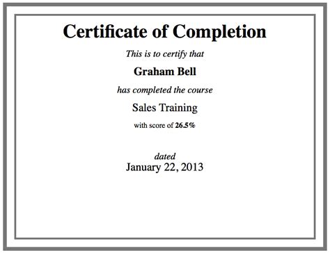 custom certificate template using html