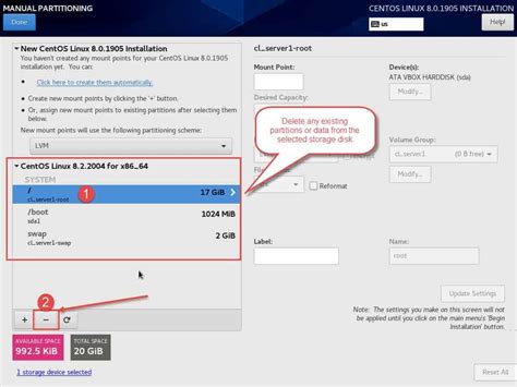 step by step create lvm during installation rhel centos 7 8 golinuxcloud