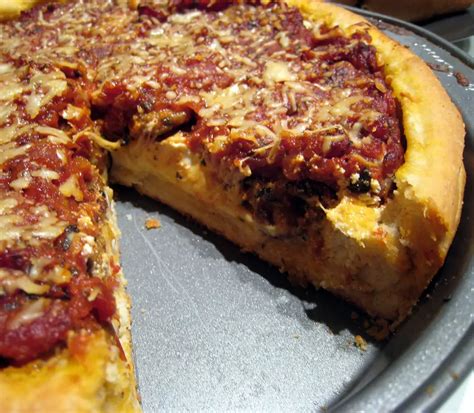 Chicago Style Deep Dish Pizza Recipe Secret Copycat Restaurant Recipes