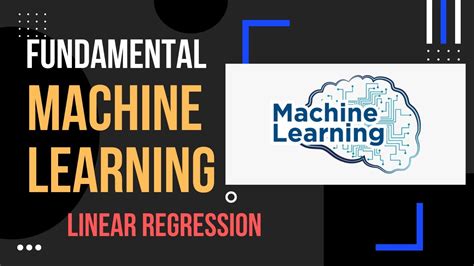 Module 3b Linear Regression Machine Learning Youtube
