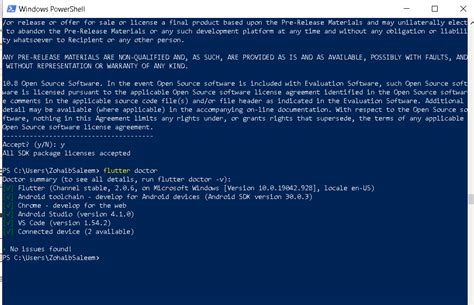 flutter unable to locate the android sdk stack overflow