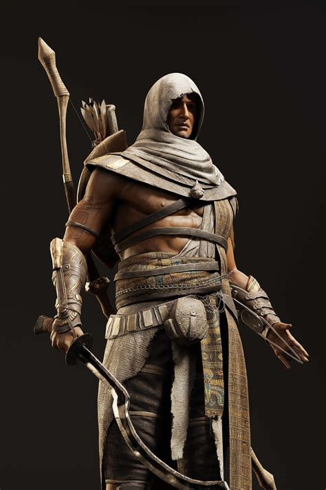 Bayek Of Siwa Fanart Assassins Creed Origins Zbrushcentral