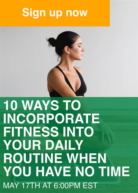 5 Ways To Incorporate Fitness Into Your Daily Routine When You Have No