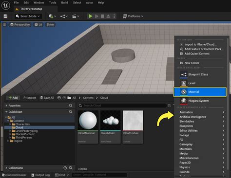 quick start for niagara effects in unreal engine unreal engine 5 0