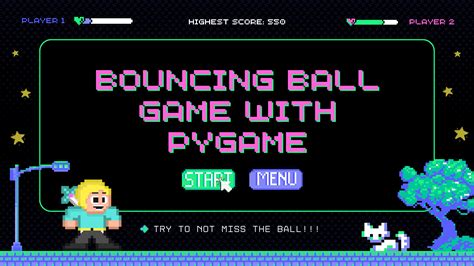 pygame tutorial how to build a bouncing ball game