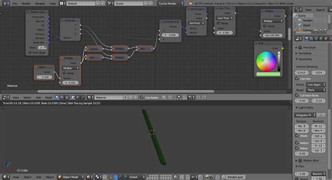 cycles render engine create procedural spiral pattern blender stack