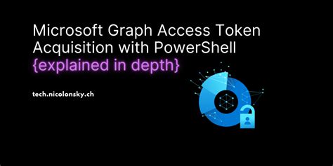 microsoft graph access token acquisition with powershell