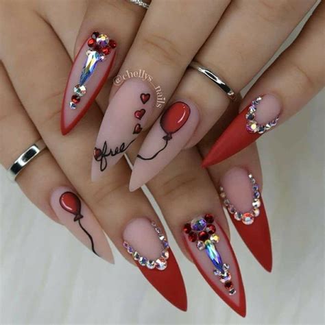 Pin By Valerie Vivas On Uñas Lindas Rhinestone Nails Bling Nails