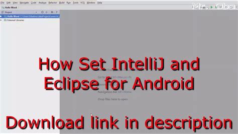 how to set intellij and eclipse for android project fix error sdk