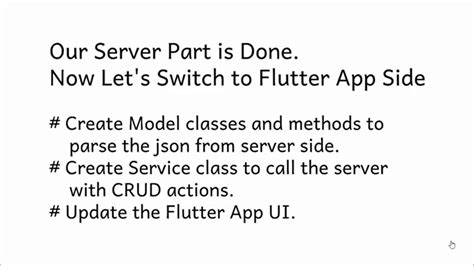 php and flutter how to perform crud operations in flutter and php