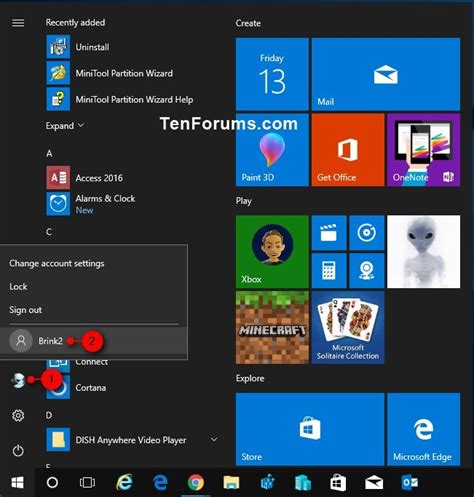 user accounts enable or disable fast user switching in