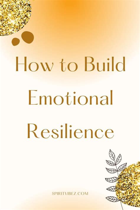 Emotional Resilience Artofit