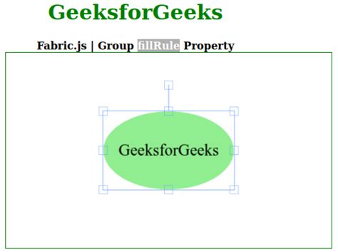 fabric js group fillrule property geeksforgeeks