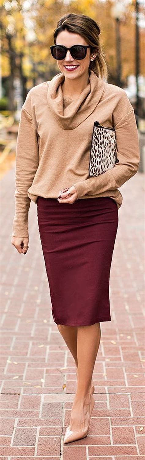 Home Blend Of Bites Winter Fashion Outfits Casual Pencil Skirt