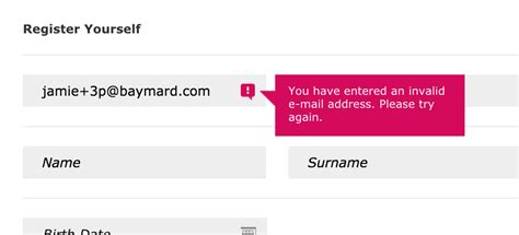 improve validation errors with adaptive messages