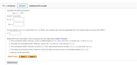 Solved Consider The Following Function F X 1−x2 3 Find