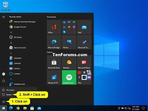 boot to uefi firmware settings from inside windows 10 tutorials