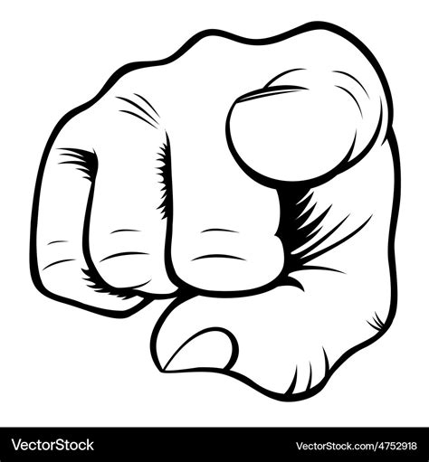 Hand Gestures You Royalty Free Vector Image Vectorstock