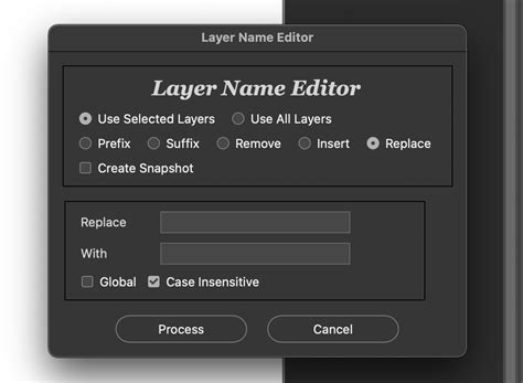 solved script to batch rename layers artboards with searc adobe