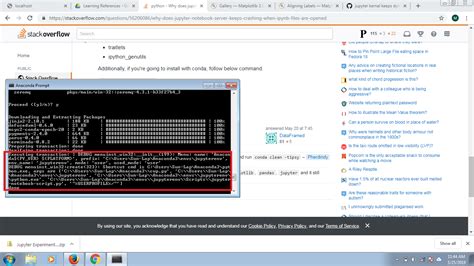 [solved] why does jupyter notebook server keeps crashing 9to5answer