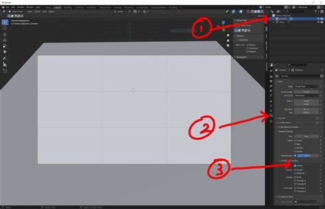 how do i use the rules of the thirds in the blender camera