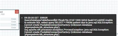 localhost apache nifi and connecting to local database