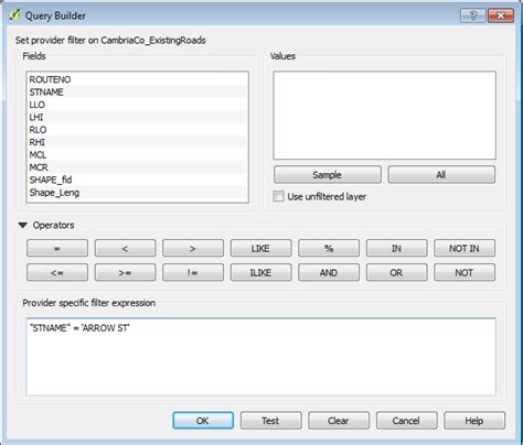 select displaying only selected features on map in qgis geographic