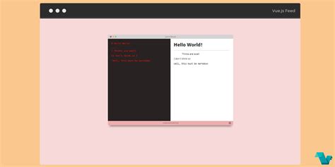 minimal vue js markdown editor vue js feed