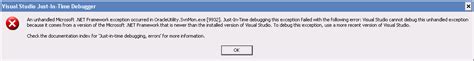 [solved] disable the jit debugger 9to5answer