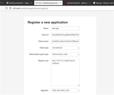 can t make tutorial getting started django oauth toolkit 2 0 0