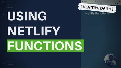 devtips daily how to setup and use netlify functions youtube
