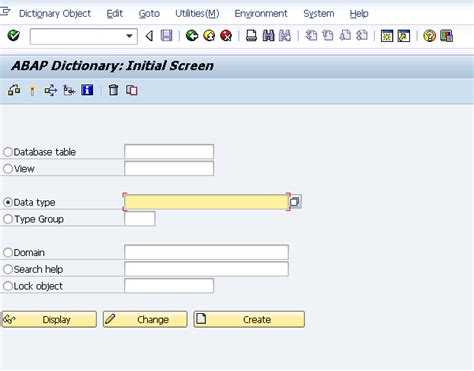 sap tech data element