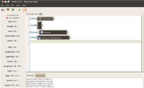 sikuli 10 1 released easily automate tasks using screenshots in linux