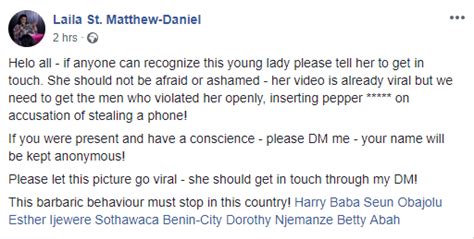 Outrage As Lady Is Stripped Naked Tortured And Violated Following
