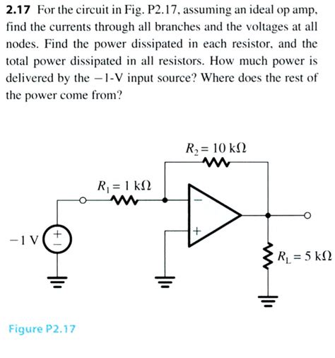 Solved 2 17 For The Circuit In Fig P2 17 Assuming An Ideal