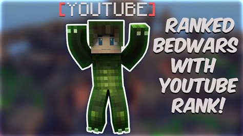 Ranked Bedwars With Youtube Rank Youtube